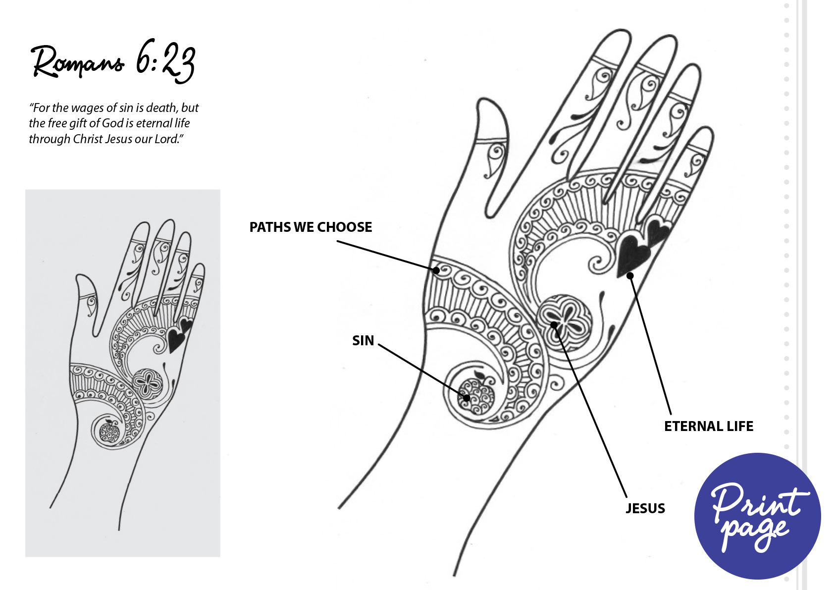 Romans 6:23 – Henna Stories